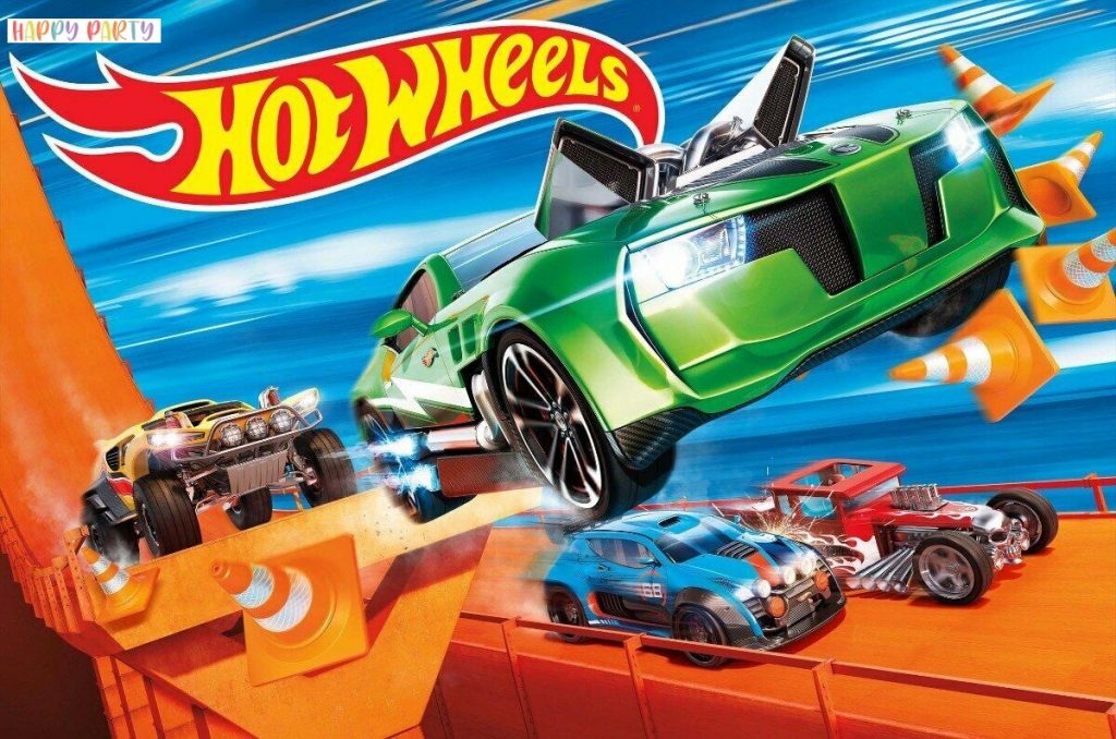 HOT WHEELS A4 Size Edible Cake Topper Images Decoration - Happy Party ...